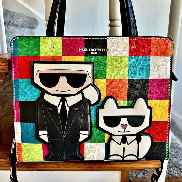 Karl Lagerfeld | Bags | Karl Lagerfield Rainbow With Free Betsy Johnson ...